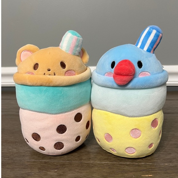 Puchi Gumi | Toys | Puchi Gumi Bubble Tea Plushies Boba Bear Parrot ...